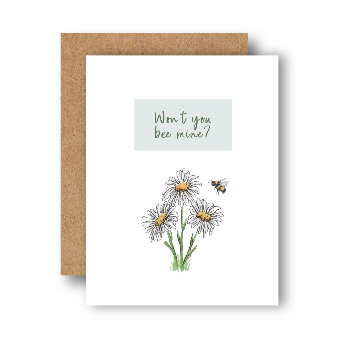 Bee Mine Greeting Card – ByCarolineAnn
